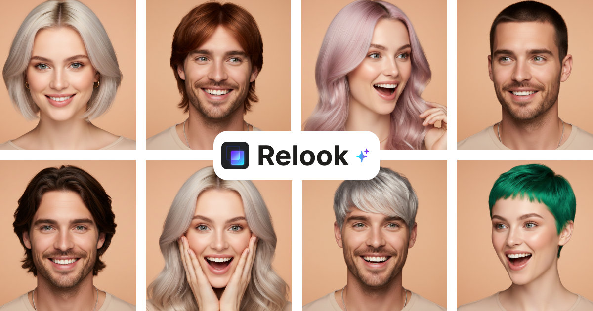 Relook – AI Hairstyle Try-On, Haircut Preview & Face Shape Match